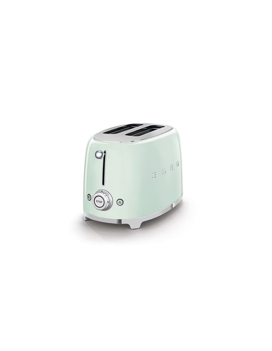 SMEG 50'S RETRO STYLE 2 SLICE TOASTER PASTEL GREEN