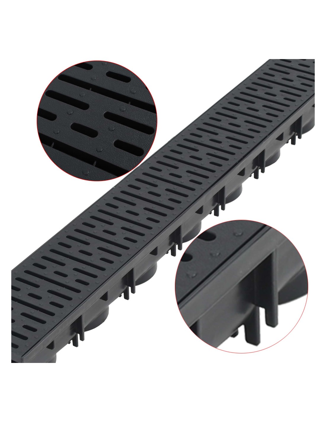 A15 PLASTIC DRAINAGE CHANNEL PLASTIC GRID 1 METRE