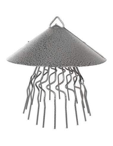 Grey Jackdaw Chimney Guard With Hood | Rust-Resistant Steel