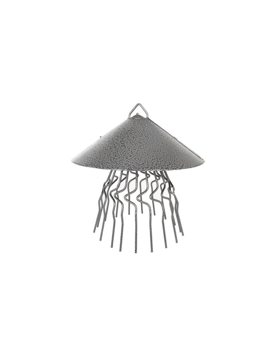 Grey Jackdaw Chimney Guard With Hood | Rust-Resistant Steel