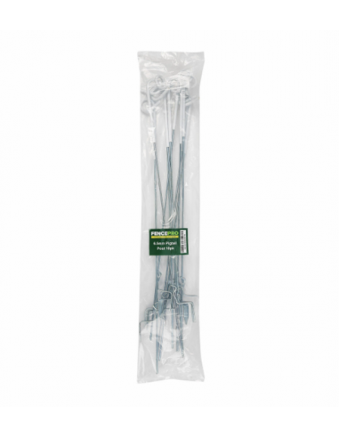 FARM STOKK FENCEPRO 8MM PIGTAIL POST-BLACK TOP PACK/10