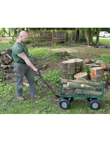 DRAPER STEEL MESH GARDEN TROLLEY CART 200KG